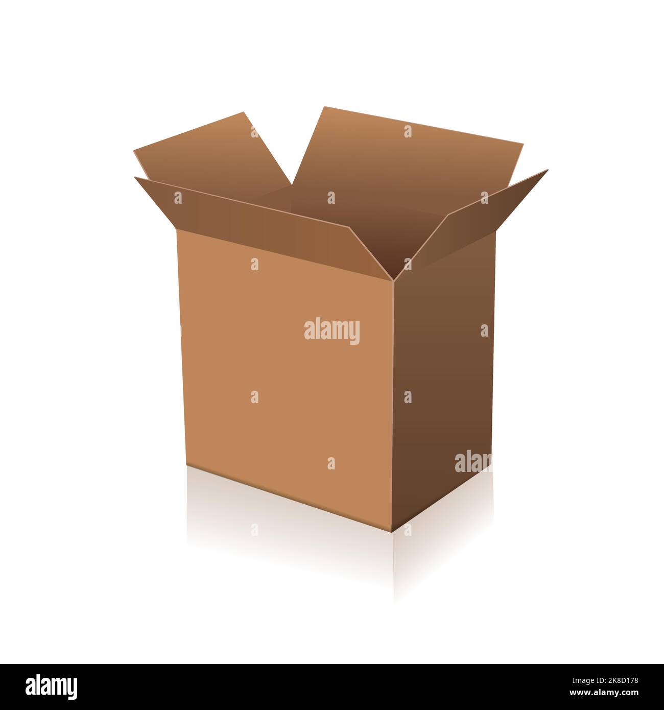 Paper brown box packaging vector Stock Vector Image & Art - Alamy