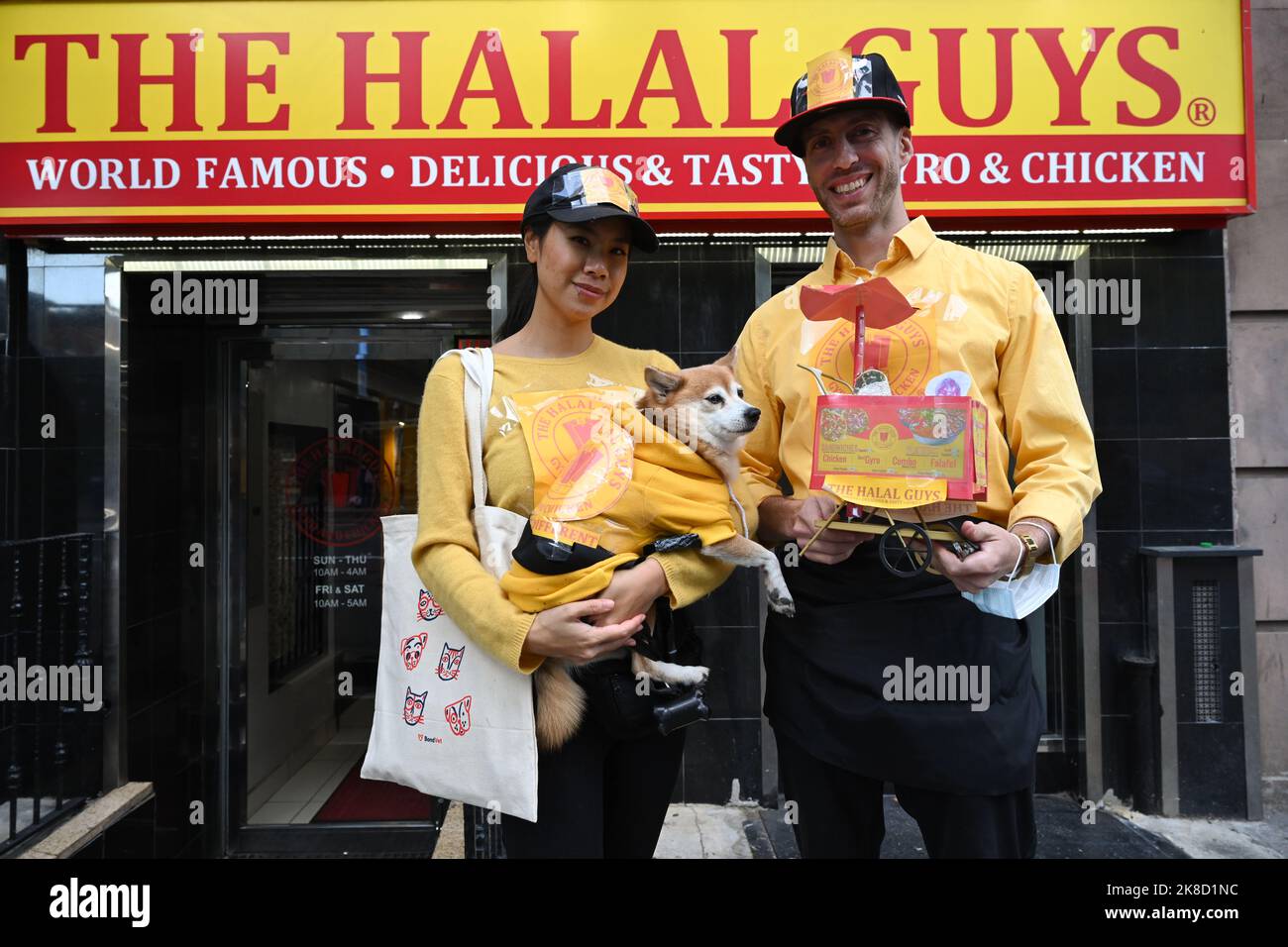 People show off their pets during the Tompkins Square Park Halloween ...