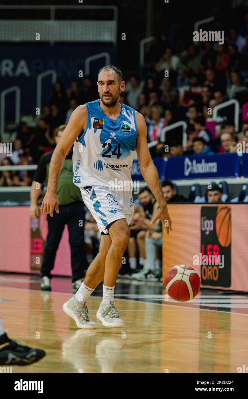 Andorra La vella, Andorra : October 22 2022 : DANI CB in action at Liga Leb Oro match between ...