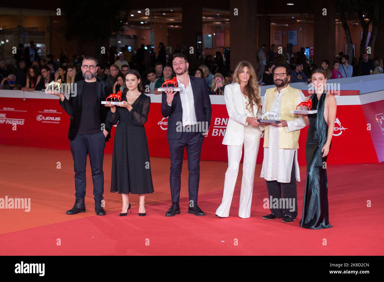 Rome, Italy. 22nd Oct, 2022. Viesturs Kairiss, Lilith Grasmug, Ady ...