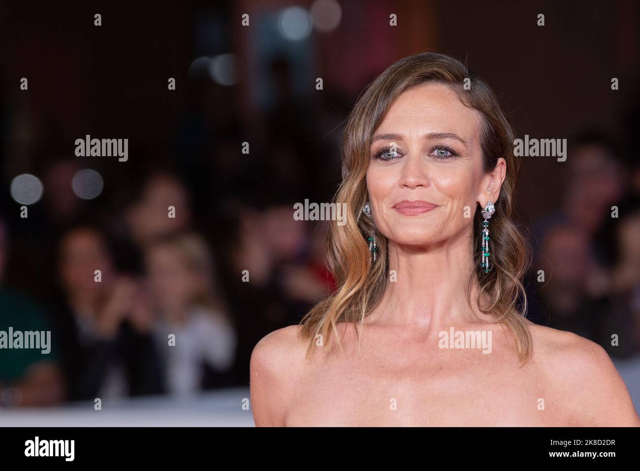Italian actress Francesca Cavallin attends the red carpet of the film ...