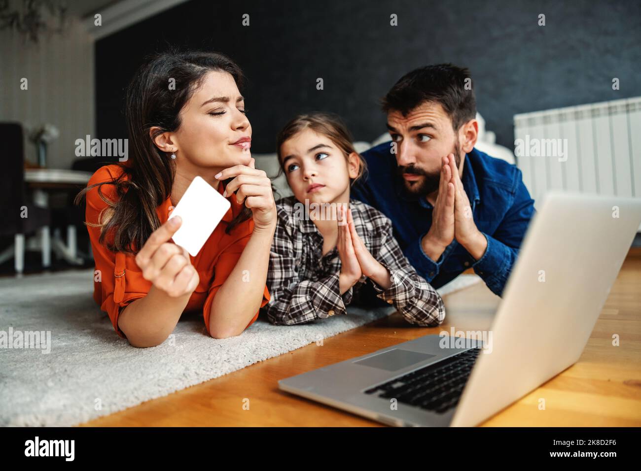 Woman begging money dad hi-res stock photography and images - Alamy