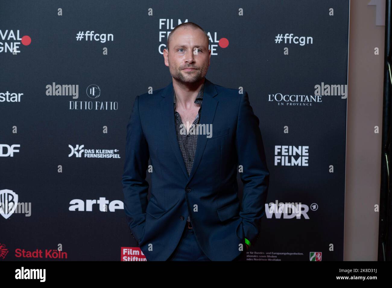 Cologne, Deutschland. 22nd Oct, 2022. Max RIEMELT, actor, red carpet, Red Carpet Show, arrival ...