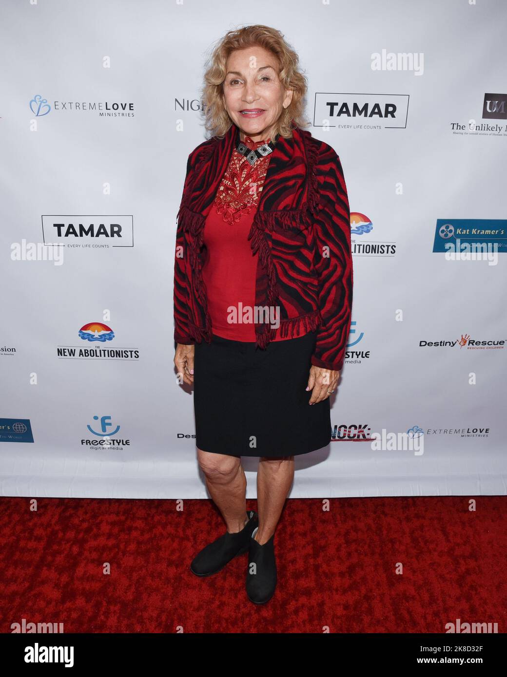 October 21, 2022, Santa Monica, California, USA: Georja Umano attends ...