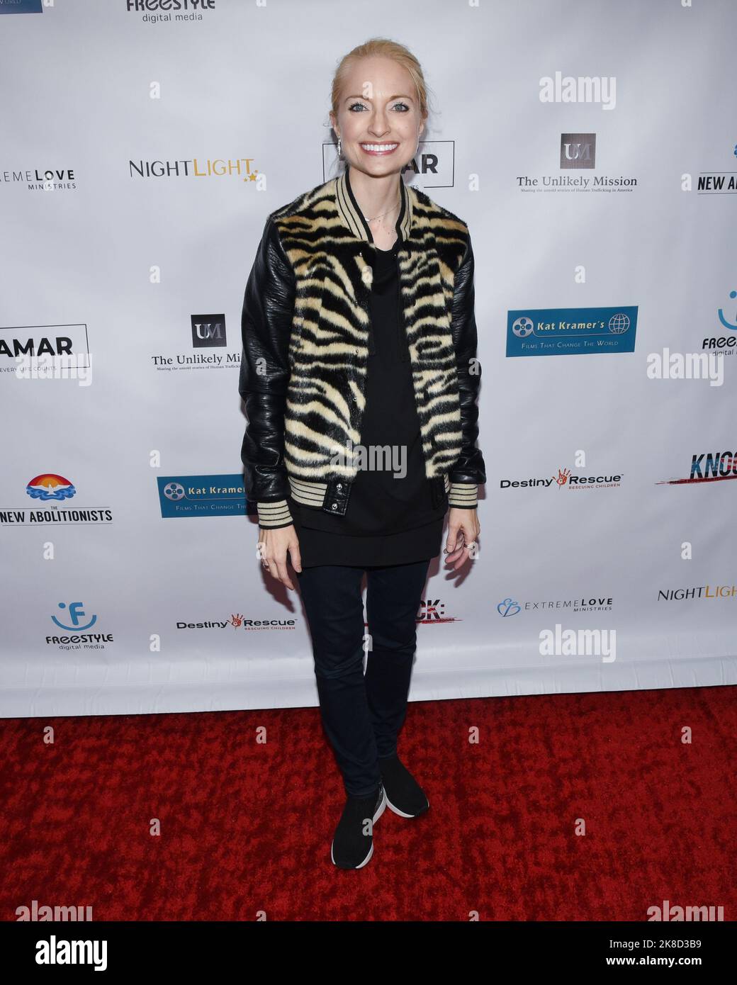October 21, 2022, Santa Monica, California, USA: Jenness Rouse attends ...
