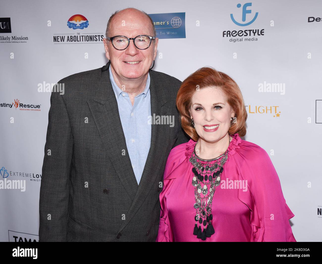 October 21, 2022, Santa Monica, California, USA: Brian Connors amd Kat ...