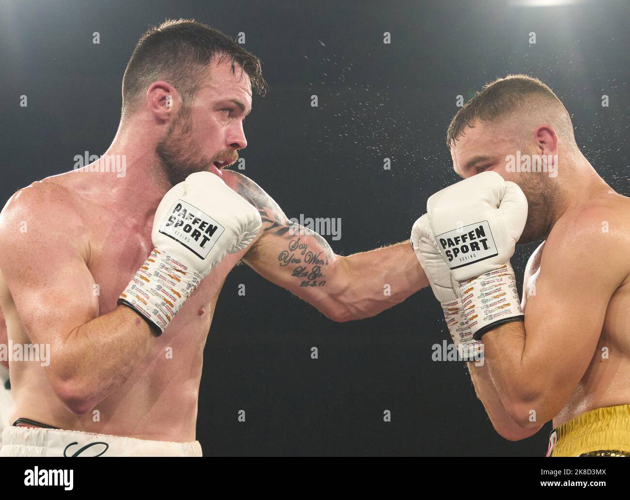 22 October 2022, Hesse, Frankfurt/M.: IBO World Light Heavyweight ...