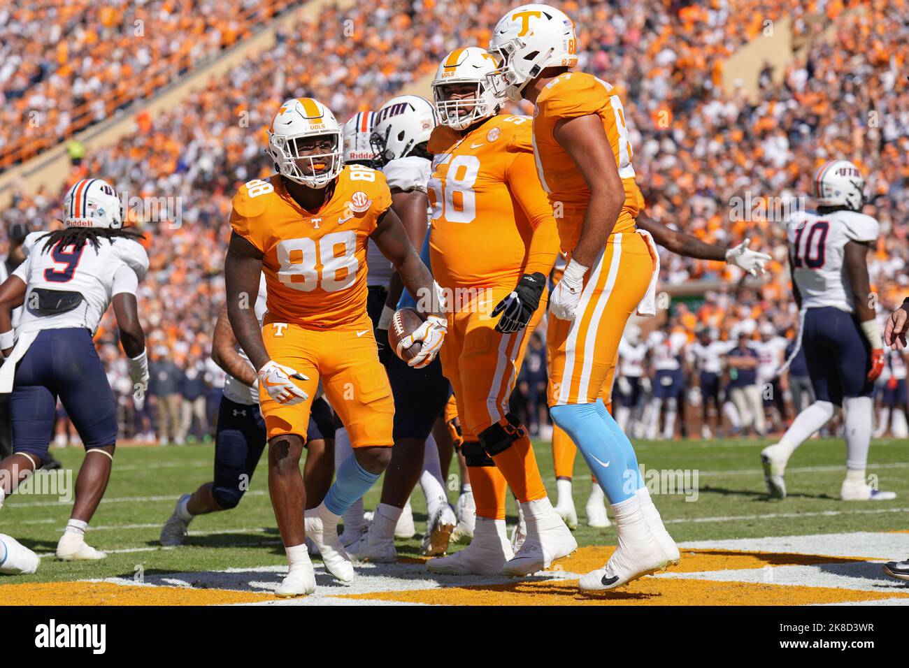 October 22, 2022: Princeton Fant #88 of the Tennessee Volunteers ...