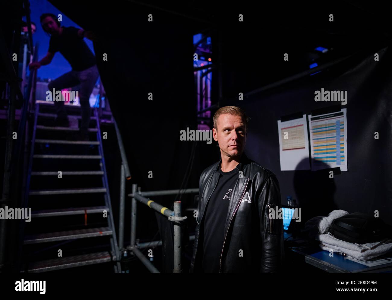 2022-10-23 01:28:35 AMSTERDAM - Armin van Buuren prior to his performance during Amsterdam Music ...