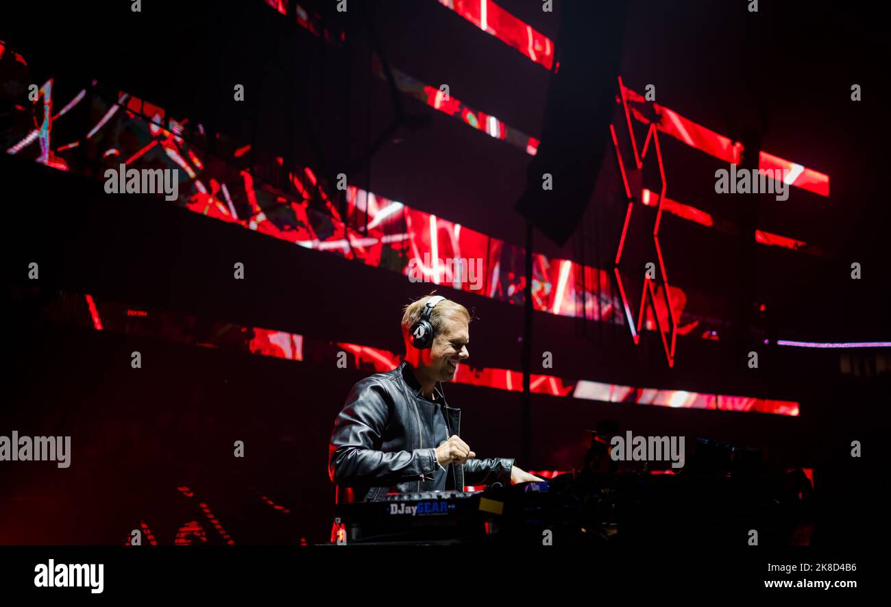 2022-10-23 01:45:44 AMSTERDAM - Armin van Buuren performs during Amsterdam Music Festival, which ...
