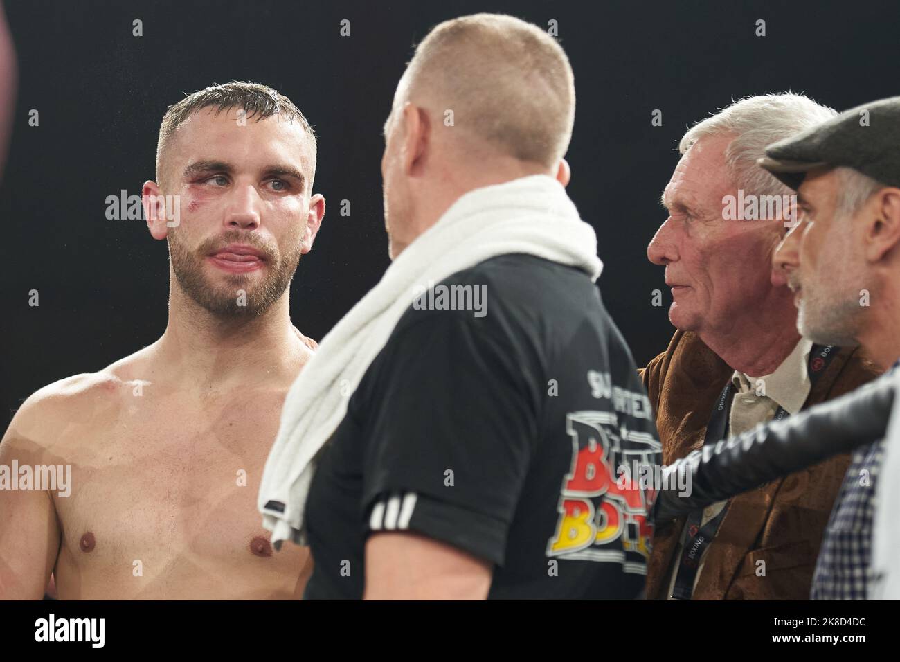 22 October 2022, Hesse, Frankfurt/M.: IBO World Light Heavyweight ...