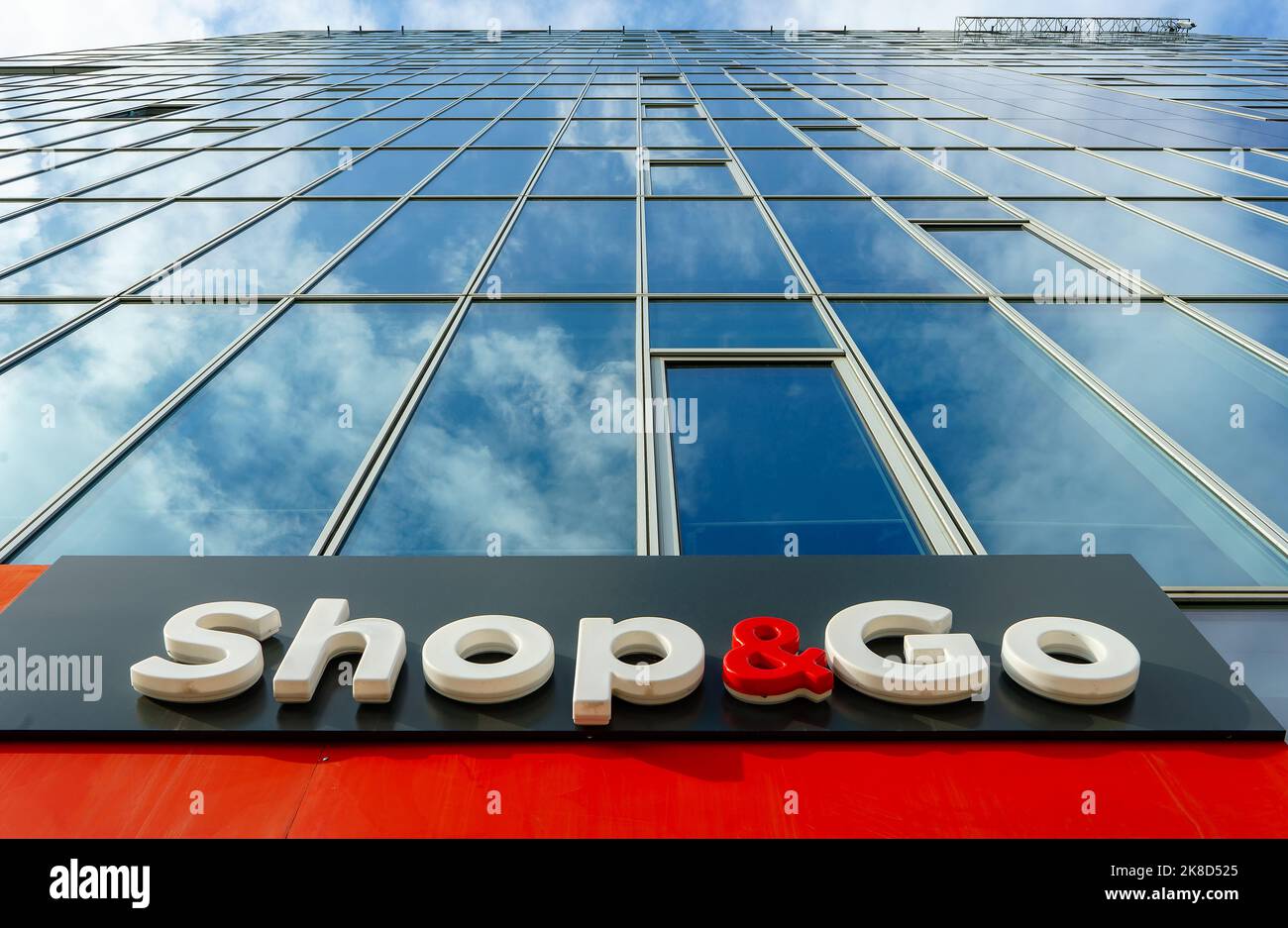 Bucharest, Romania - October 07, 2022: A Mega Image Shop&Go store in ...