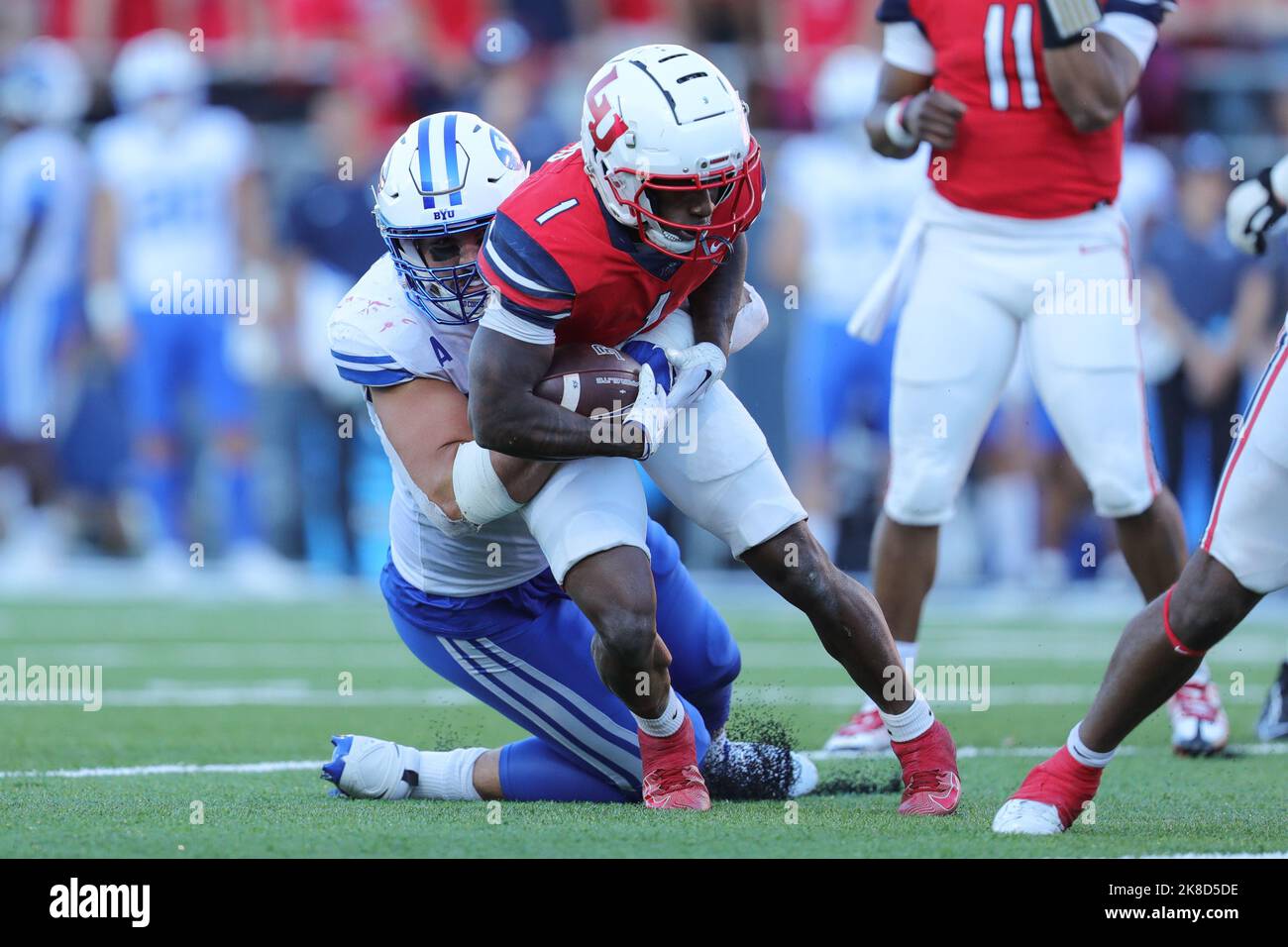 October 22, 2022: Brigham Young Cougars defensive lineman Tyler Batty ...