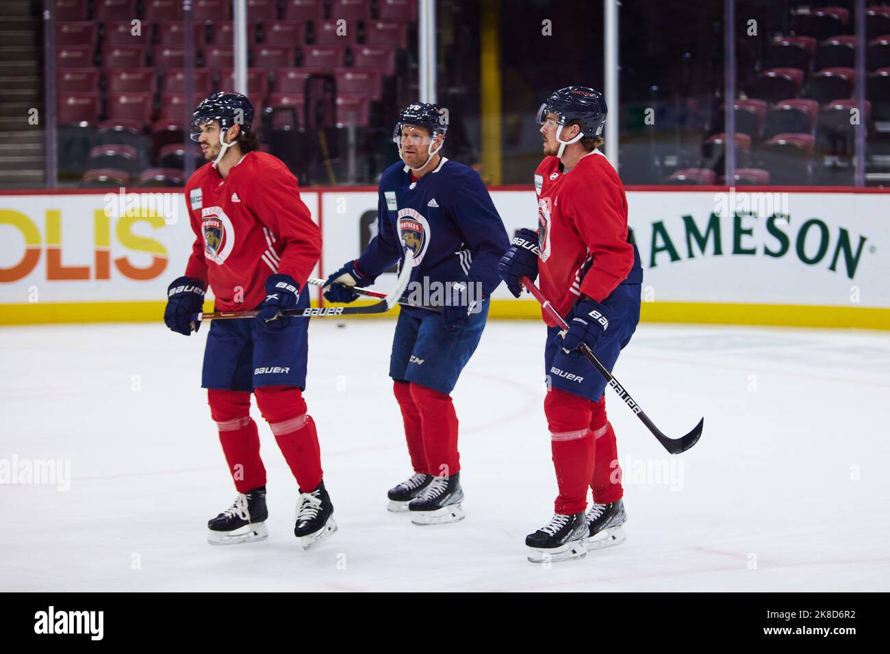Florida Panthers NHL team open new season 2022-23 during home training ...