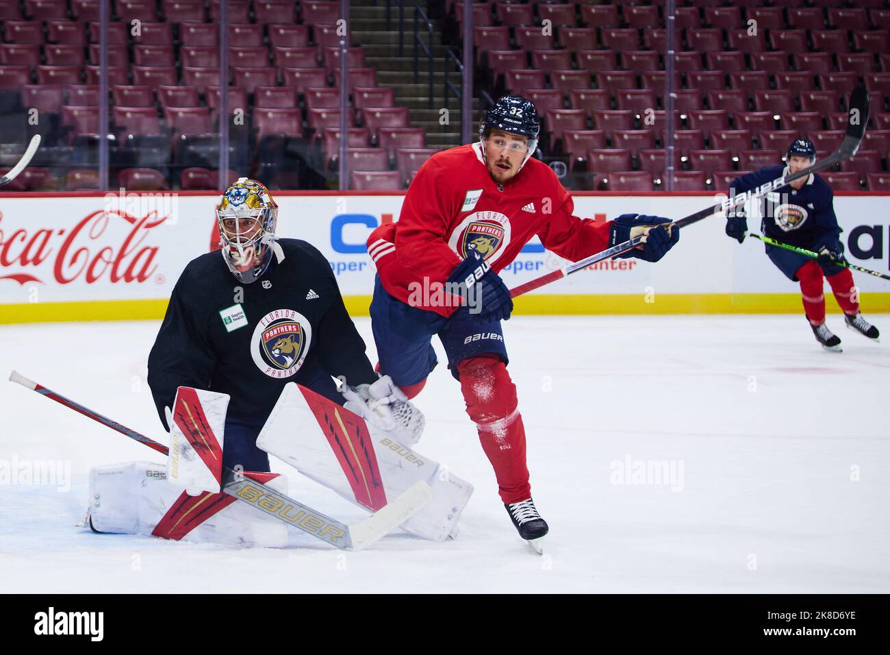 Florida Panthers NHL team open new season 2022-23 during home training ...