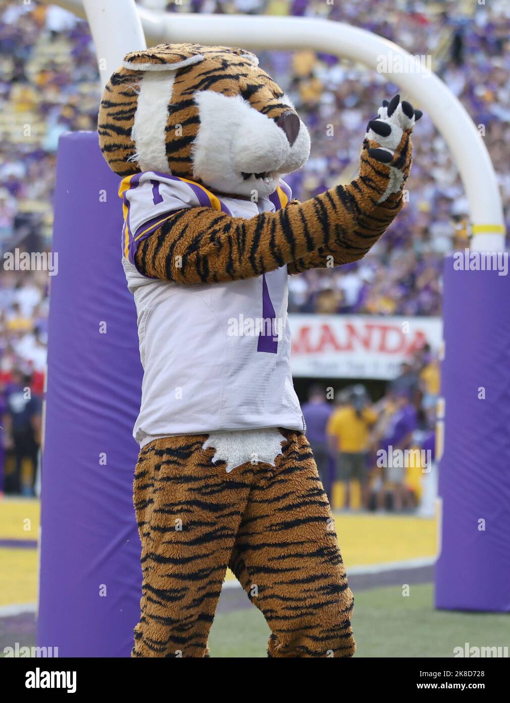 during a college football game at Tiger Stadium in Baton Rouge ...