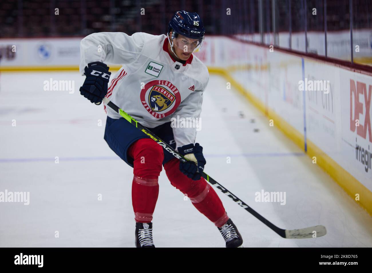 Florida Panthers NHL team open new season 2022-23 during home training ...