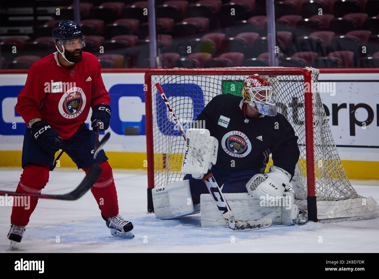 Florida Panthers NHL team open new season 2022-23 during home training ...