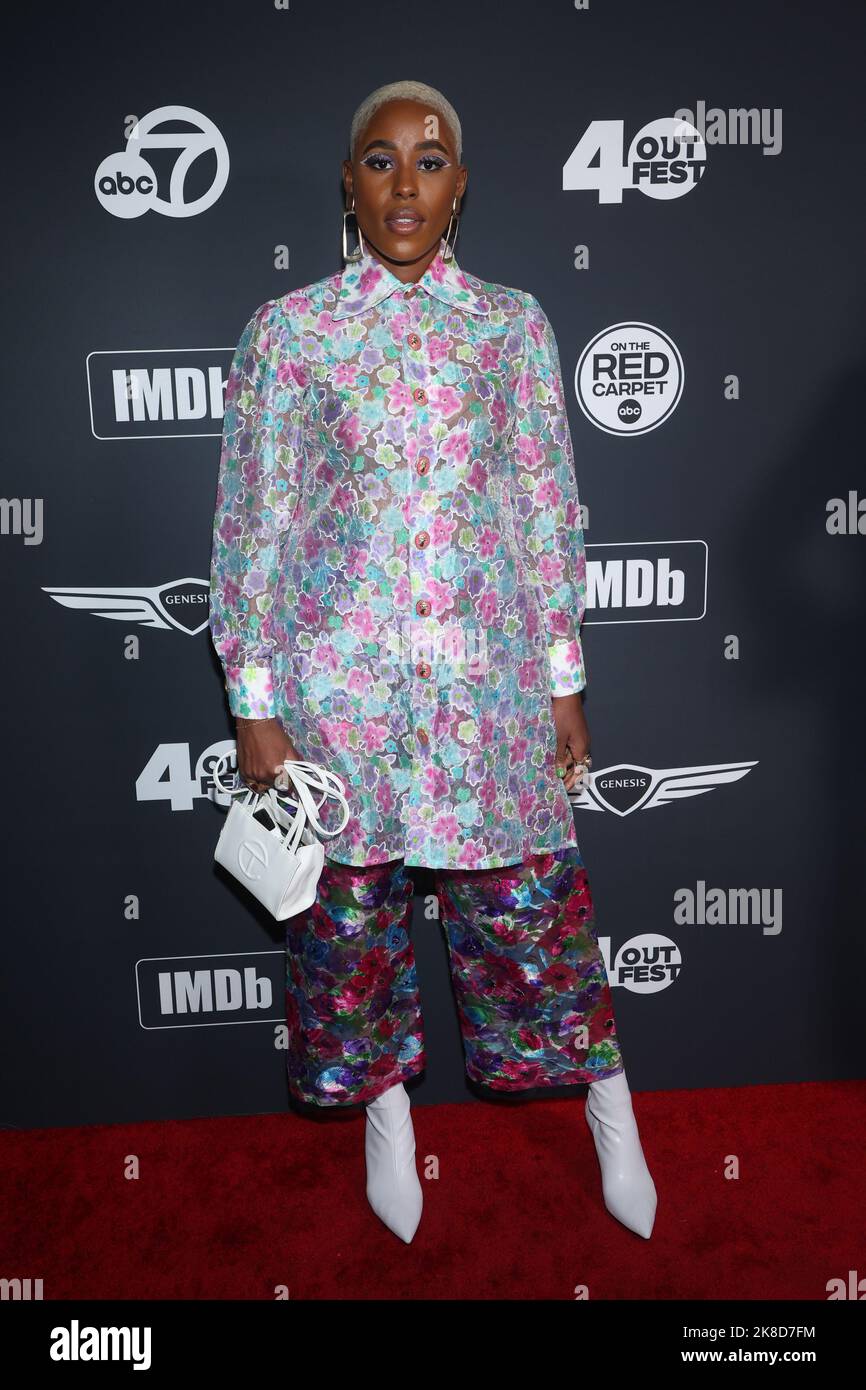 Lod Angeles, Ca. 22nd Oct, 2022. Jerrie Johnson at the 2022 Outfest ...
