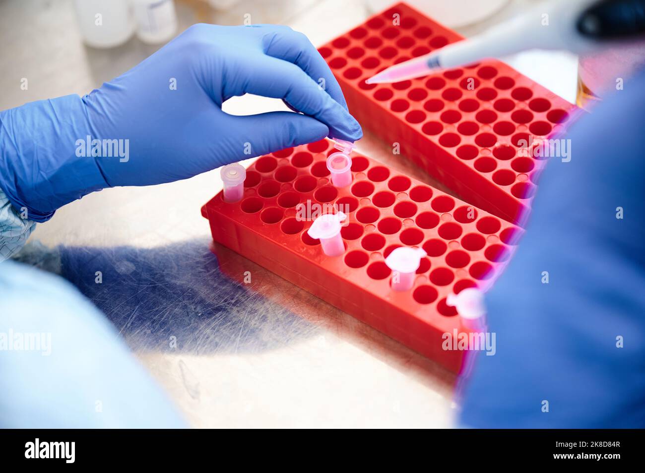 Bacterial identification tube hi-res stock photography and images - Alamy
