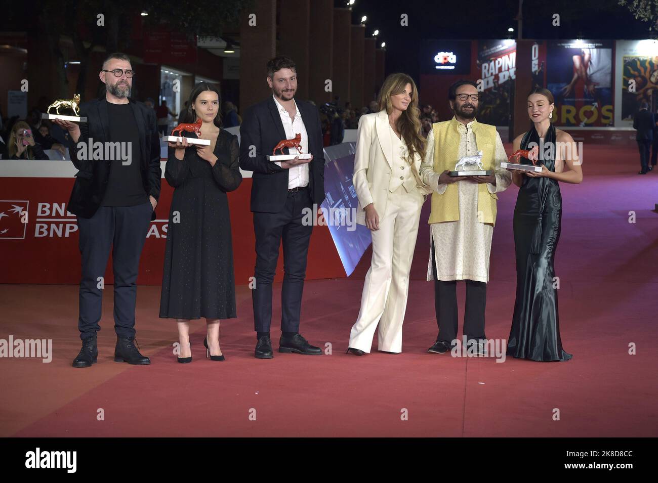 Rome, Italy. 22nd Oct, 2022. Viesturs Kairiss, Lilith Grasmug, Ady ...