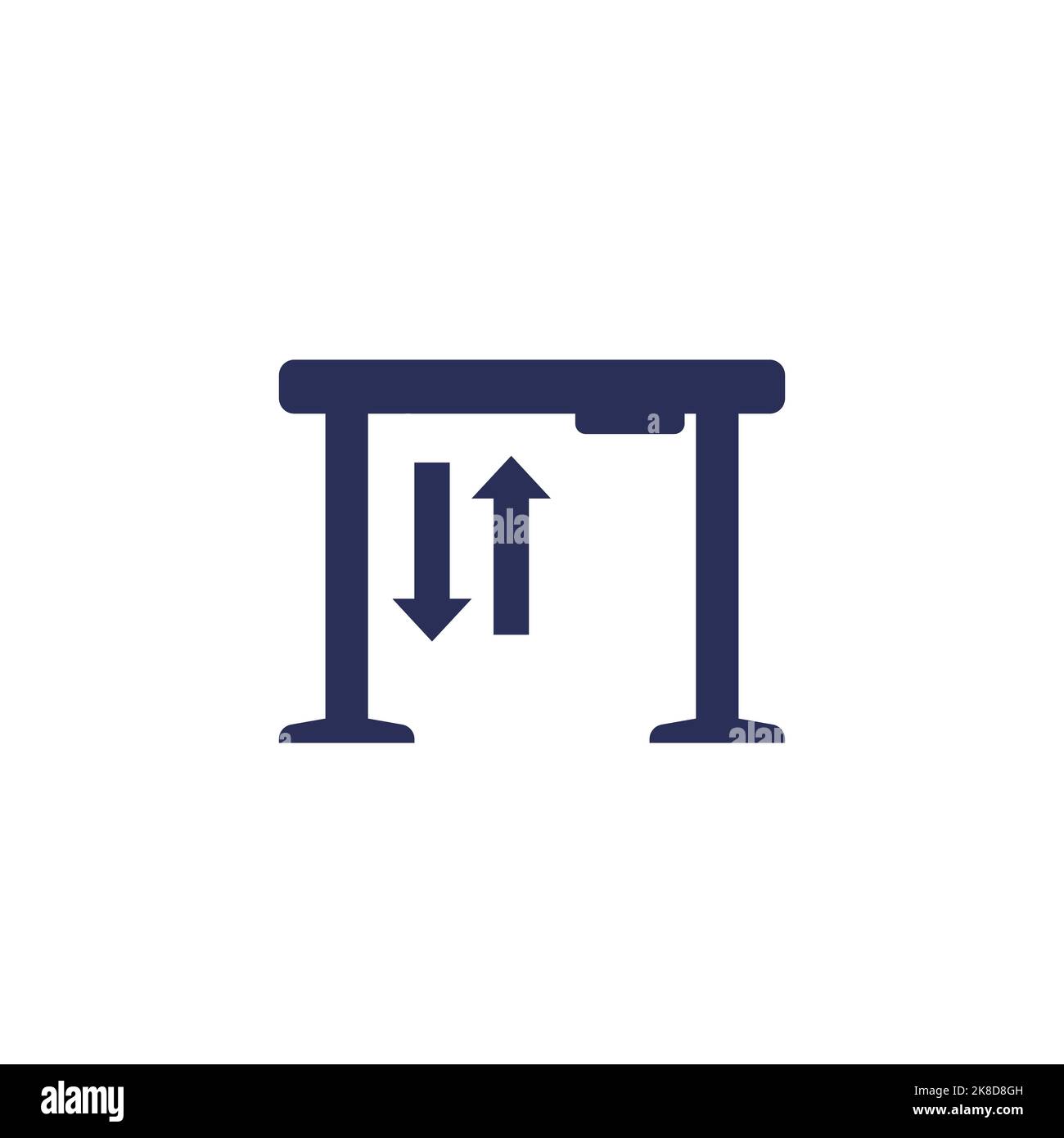 Ergonomic desk Stock Vector Images - Alamy