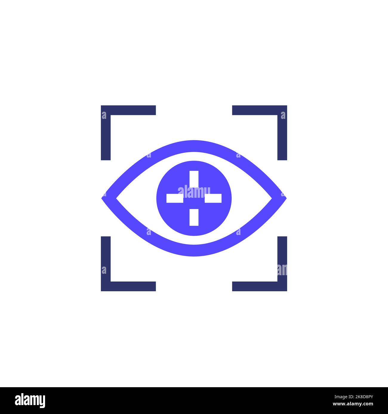 eye tracking icon on white Stock Vector Image & Art - Alamy