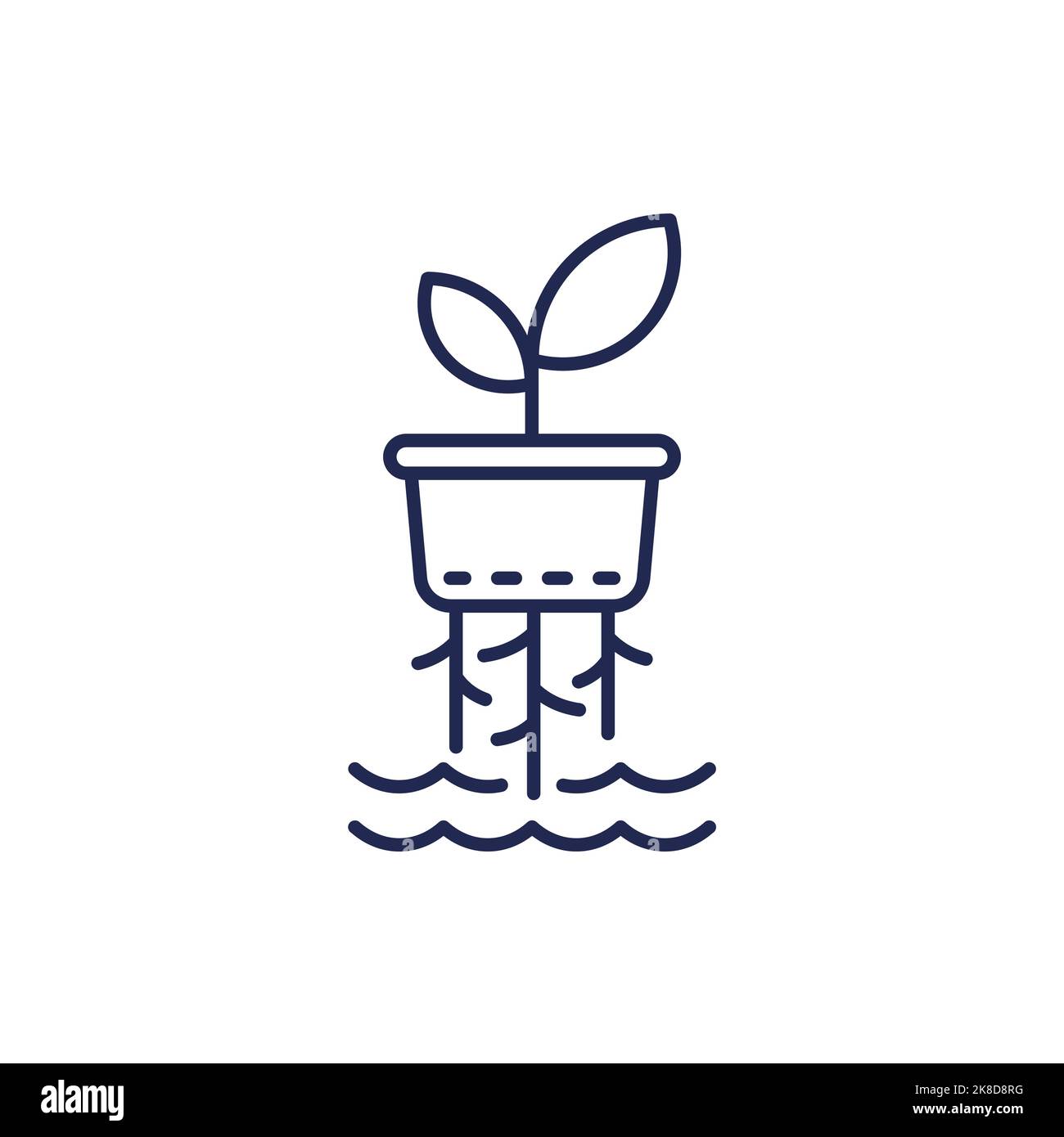 Farm indoor growing line Cut Out Stock Images & Pictures - Alamy