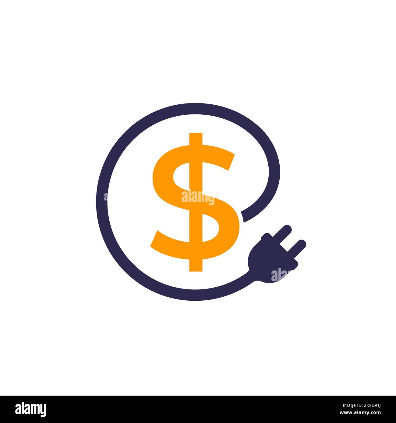 Cost of electricity Stock Vector Images - Alamy