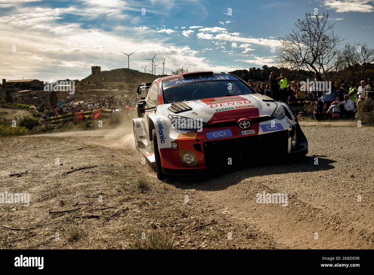 Catalunya, Spain. 22nd Oct, 2022. Elfyn EVANS, Scott MARTIN, TOYOTA ...