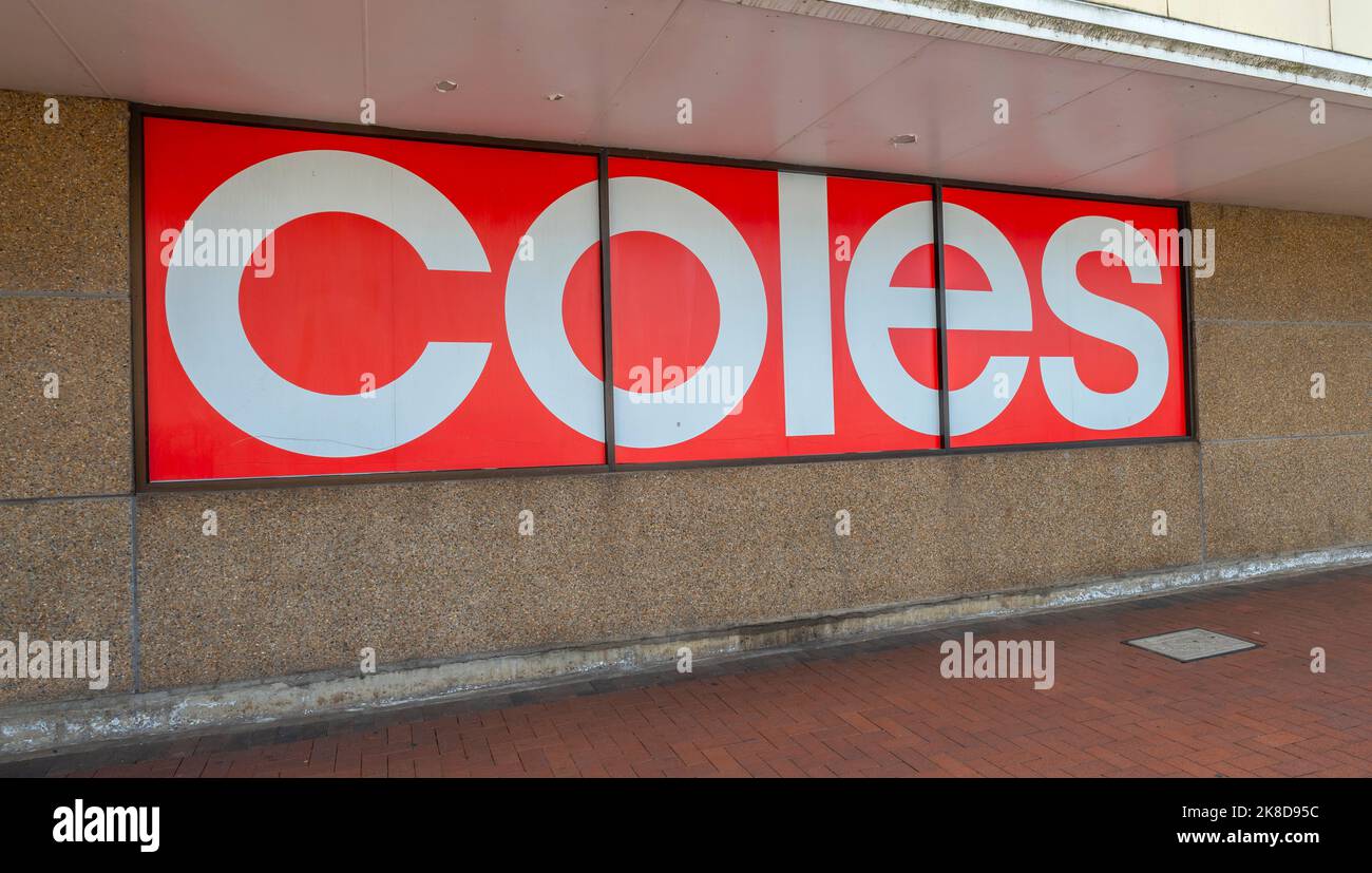Coles sign australia hi-res stock photography and images - Alamy