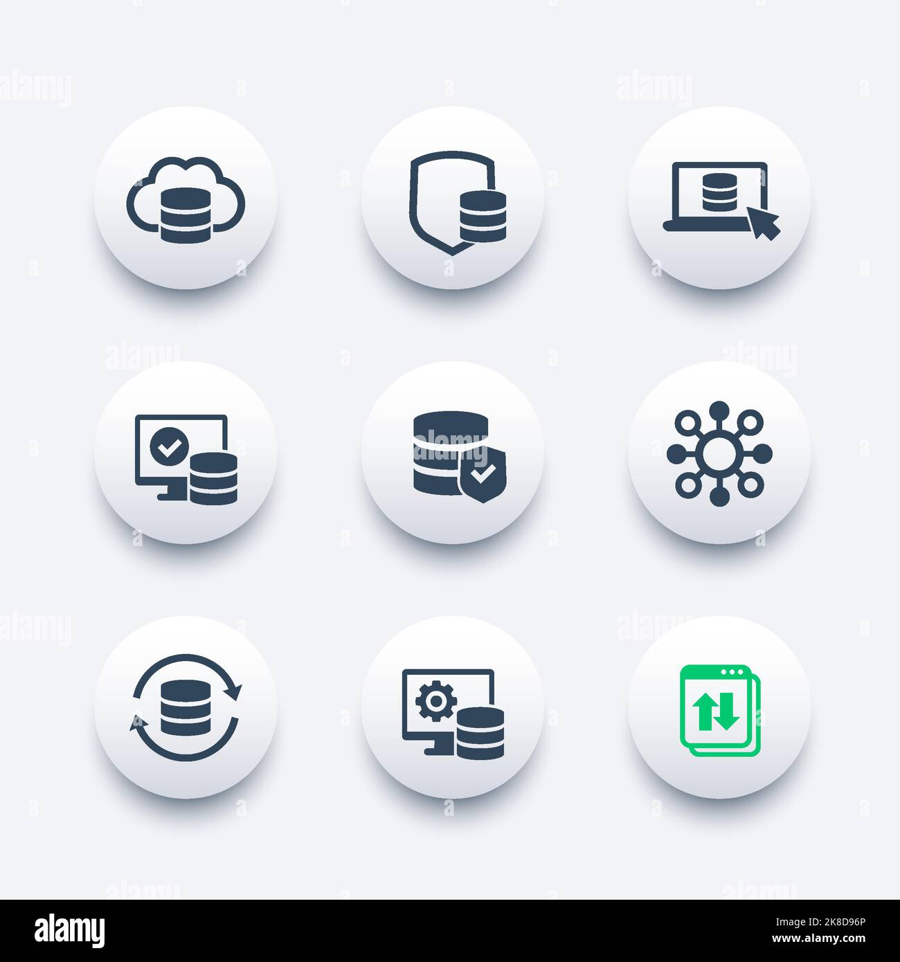 Efficient data storage Stock Vector Images - Alamy