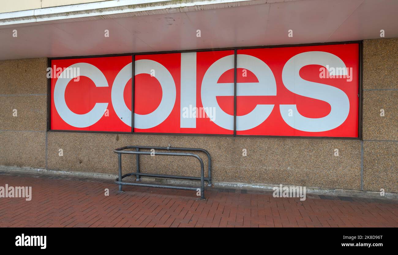 Coles sign australia hi-res stock photography and images - Alamy