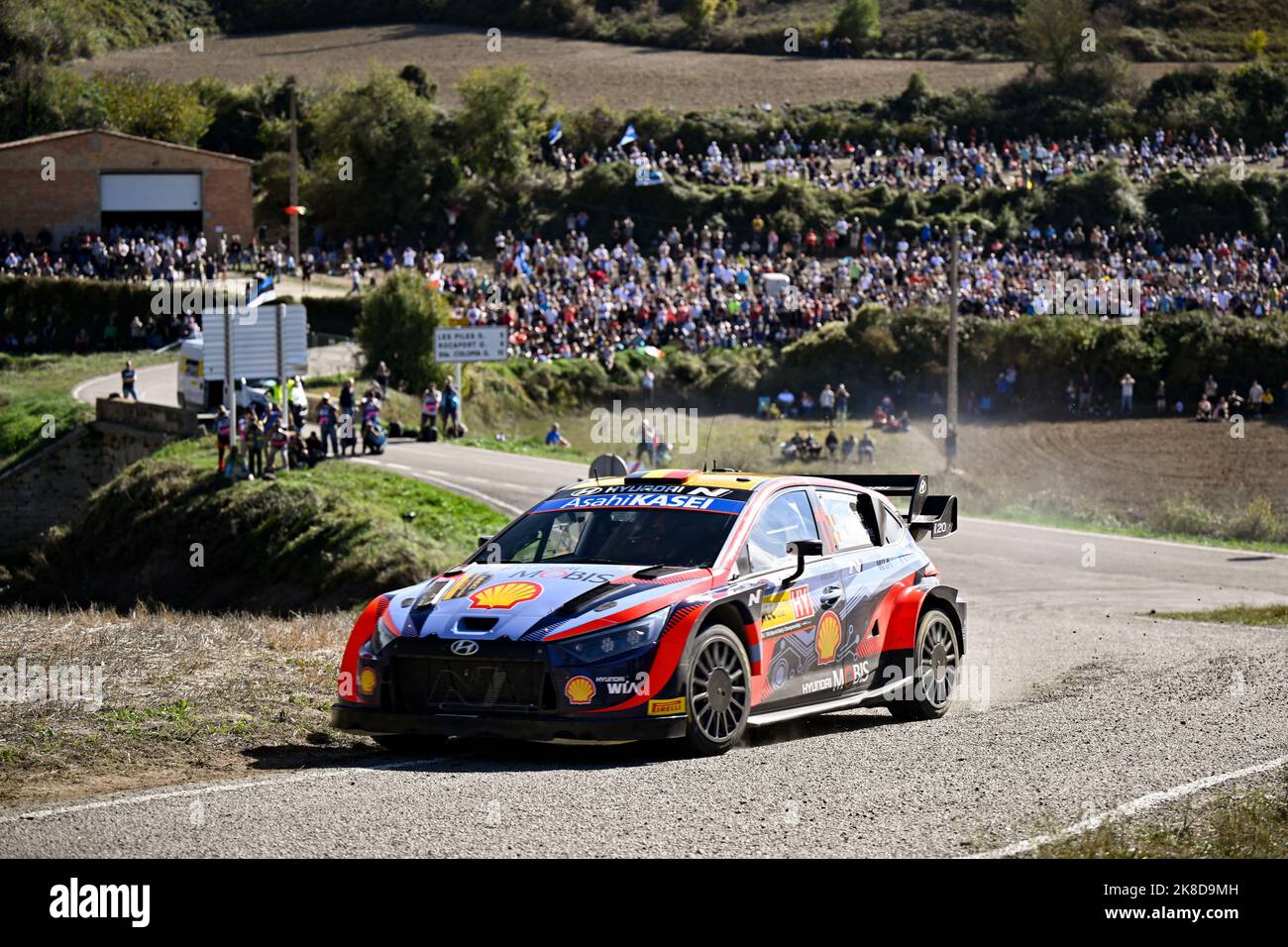 Catalunya, Spain. 22nd Oct, 2022. Thierry NEUVILLE Martijn WYDAEGHE ...