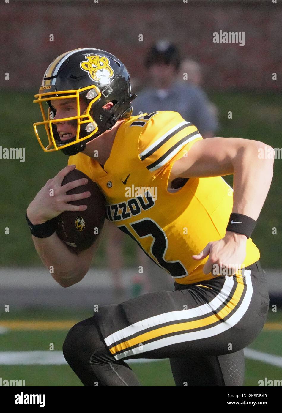 Columbia, United States. 22nd Oct, 2022. Missouri's quarterback Brady ...
