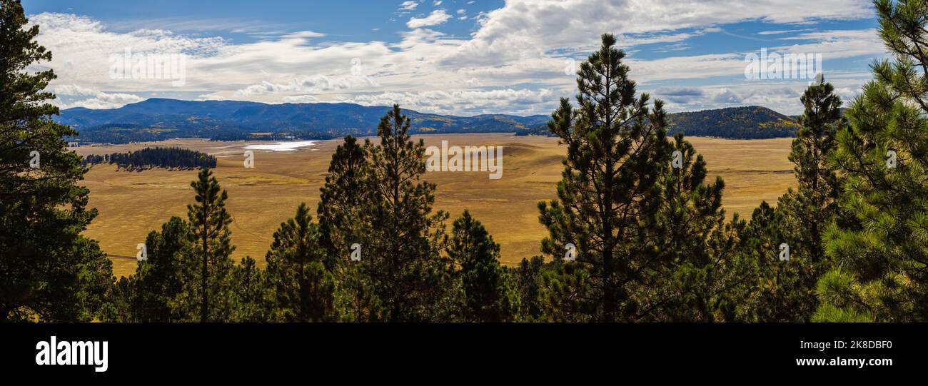 The Autumn view from the view point atop Poll Knoll in the White ...