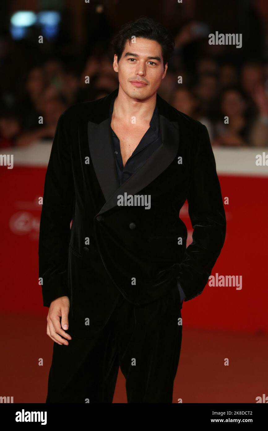 Rome, Italy. 22nd Oct, 2022. Cristiano Caccamo attends the red carpet ...