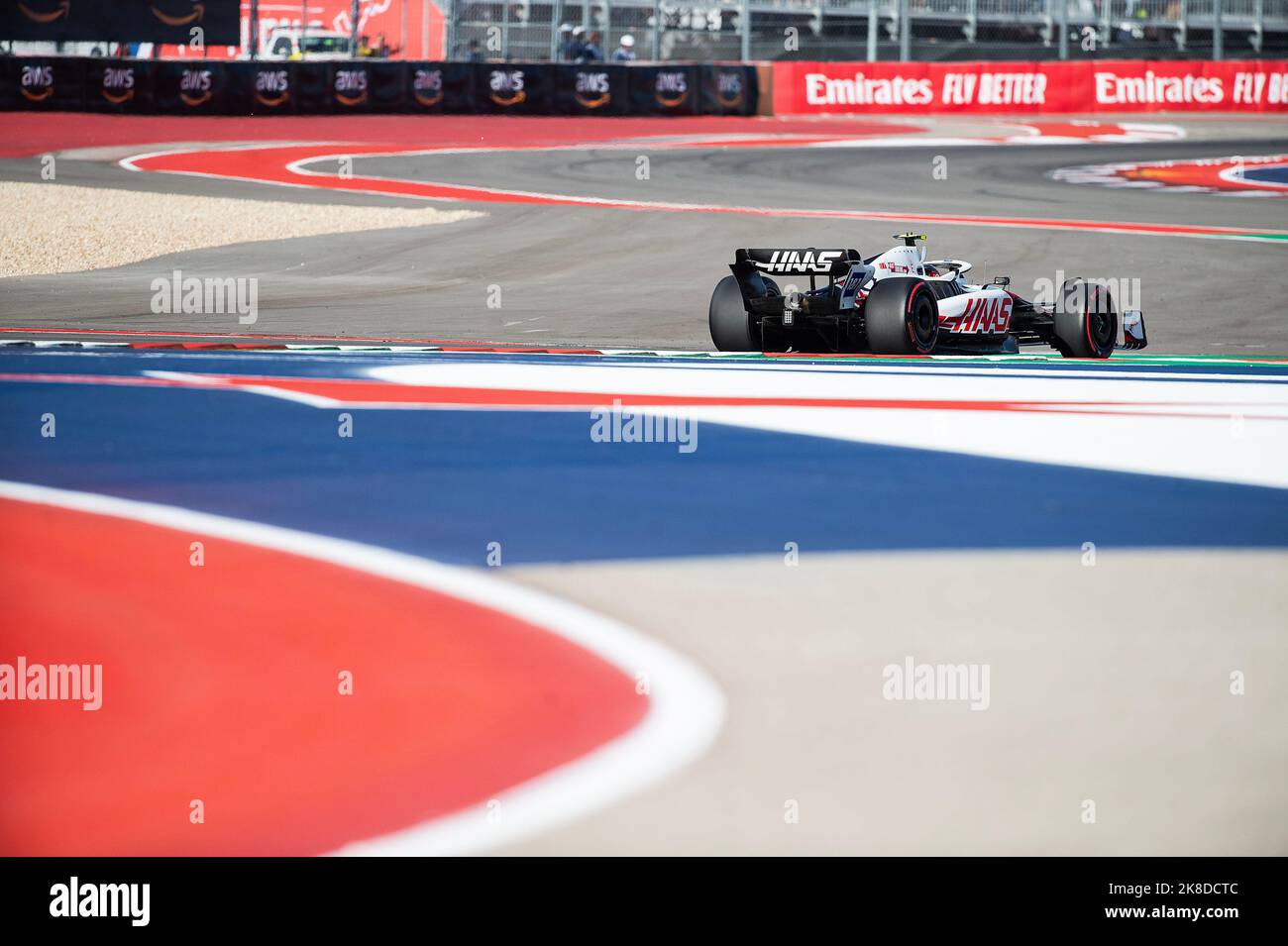 October 22, 2022: Haas F1 Team qualifying session at the United States ...