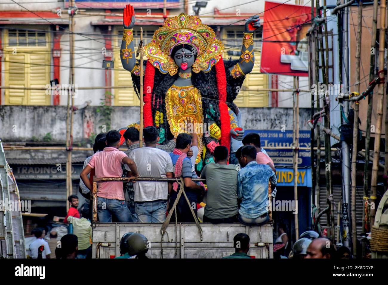 Idol of hindu goddess kali hi-res stock photography and images - Alamy