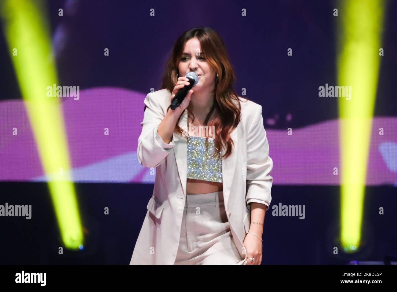 Madrid, Spain. 22nd Oct, 2022. Singer Marta Soto performs during the ...