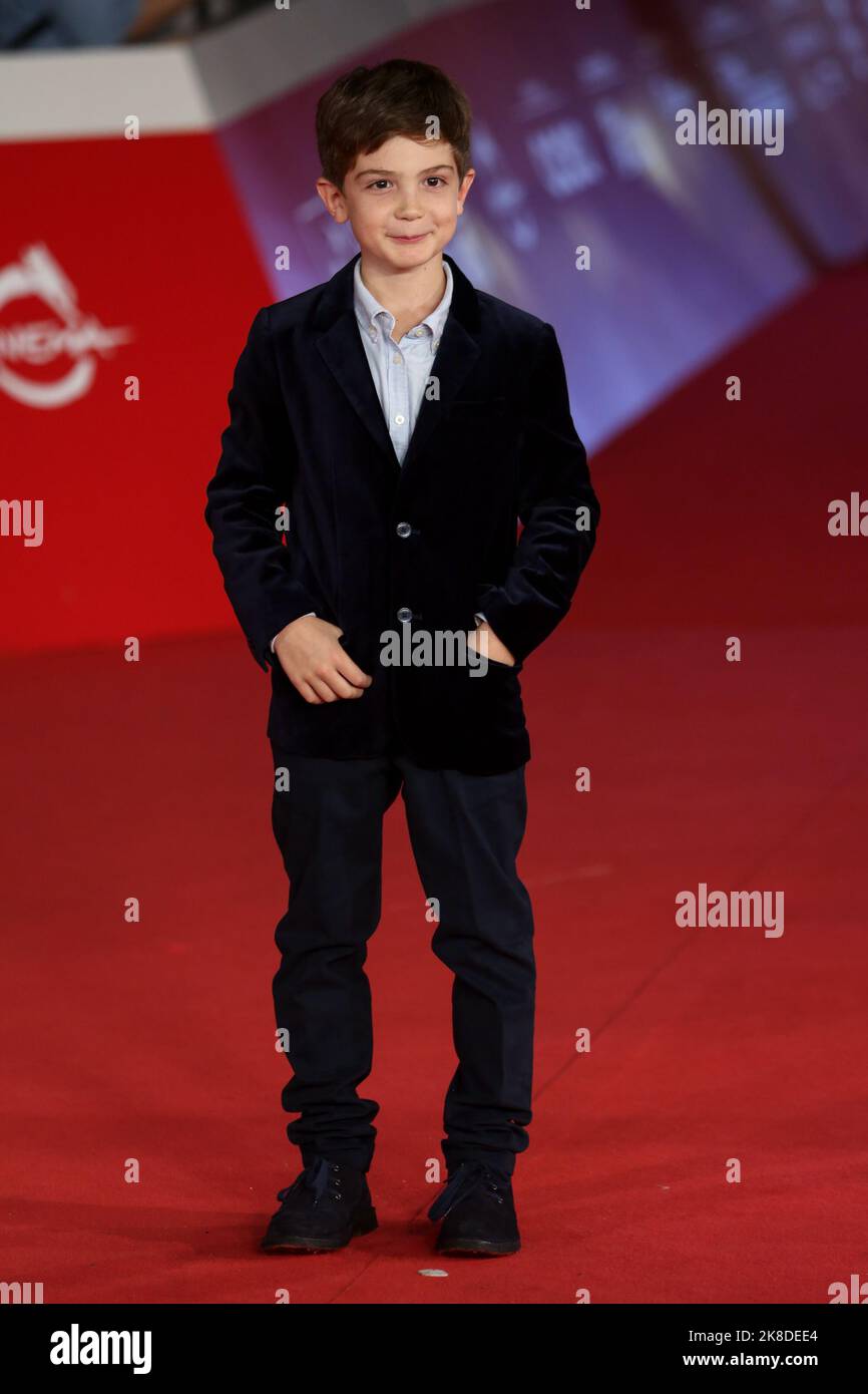 Leone Cardaci attends the red carpet of the movie "Sono Lillo" at the ...