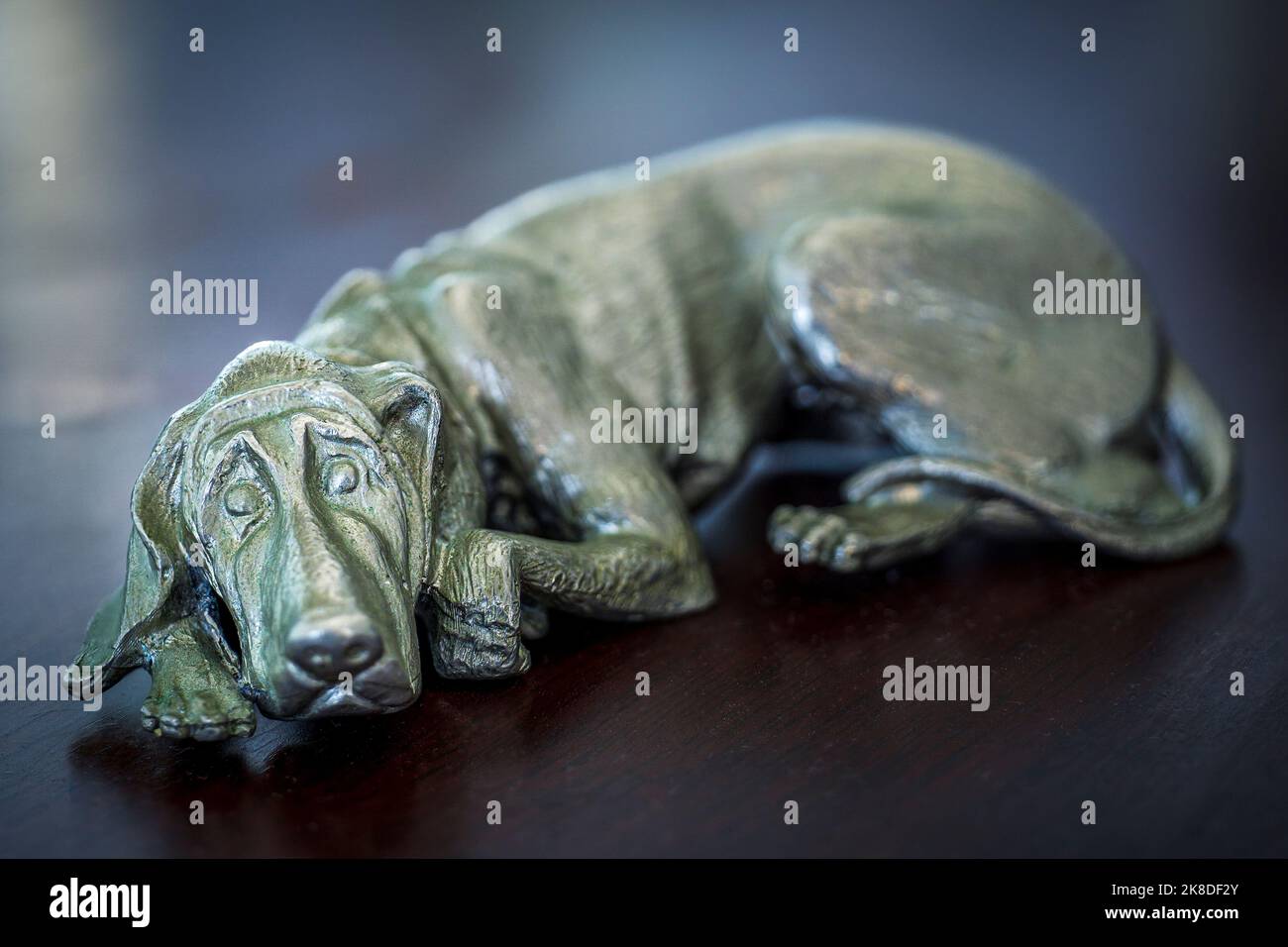 bruno jura hound dog iron figurine Stock Photo - Alamy