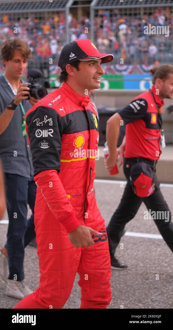 Austin, TX, USA. 22nd Oct, 2022. Oct 22, 2022: Carlos Sainz (55) during ...