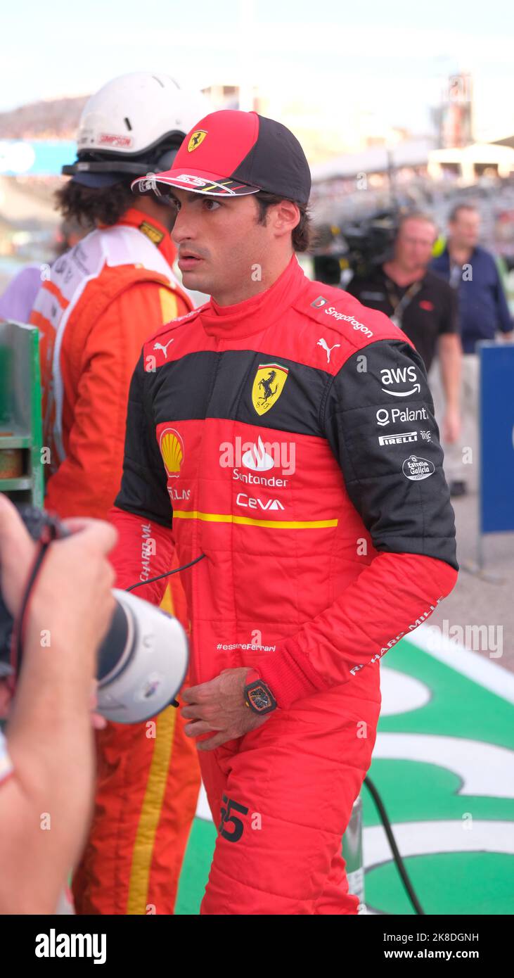 Austin, TX, USA. 22nd Oct, 2022. Oct 22, 2022: Carlos Sainz (55) during ...