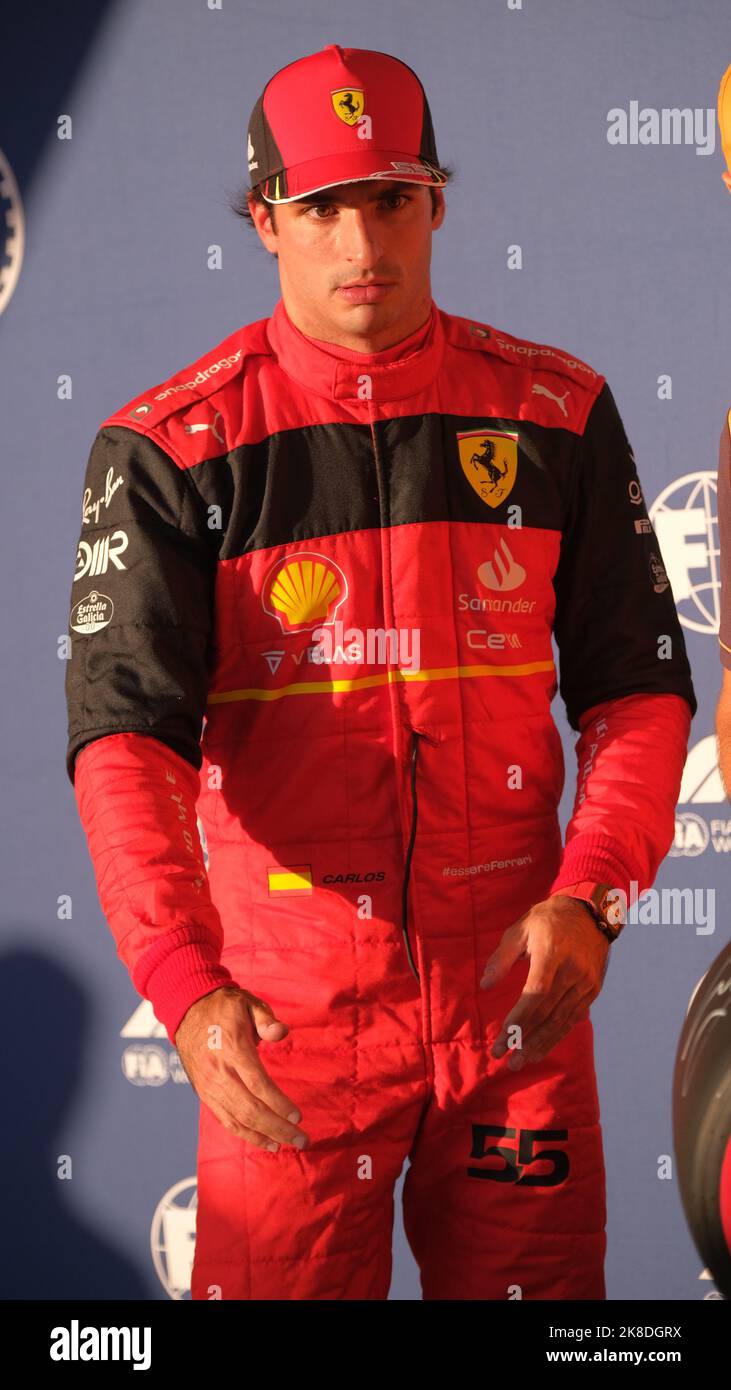 Austin, TX, USA. 22nd Oct, 2022. Oct 22, 2022: Carlos Sainz (55) during ...