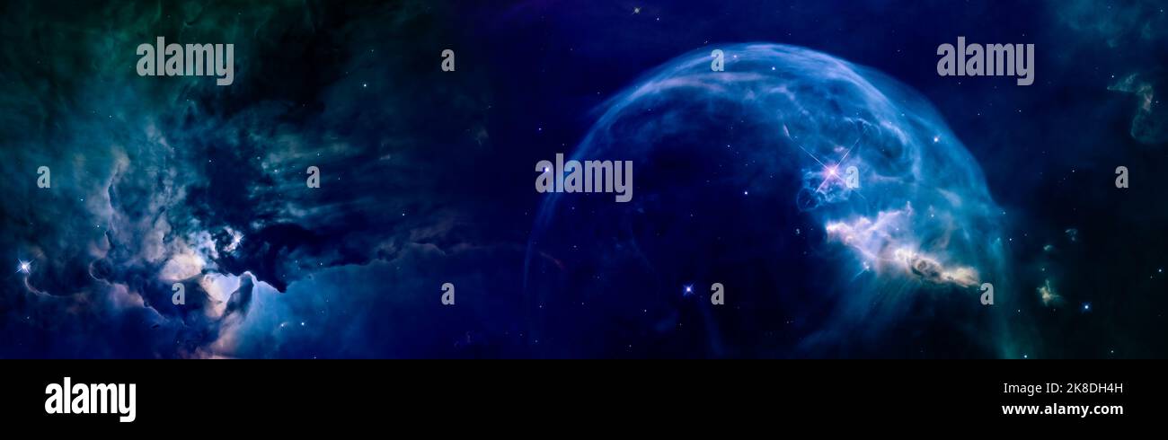 Mystical beautiful space. Unforgettable diverse space background ...