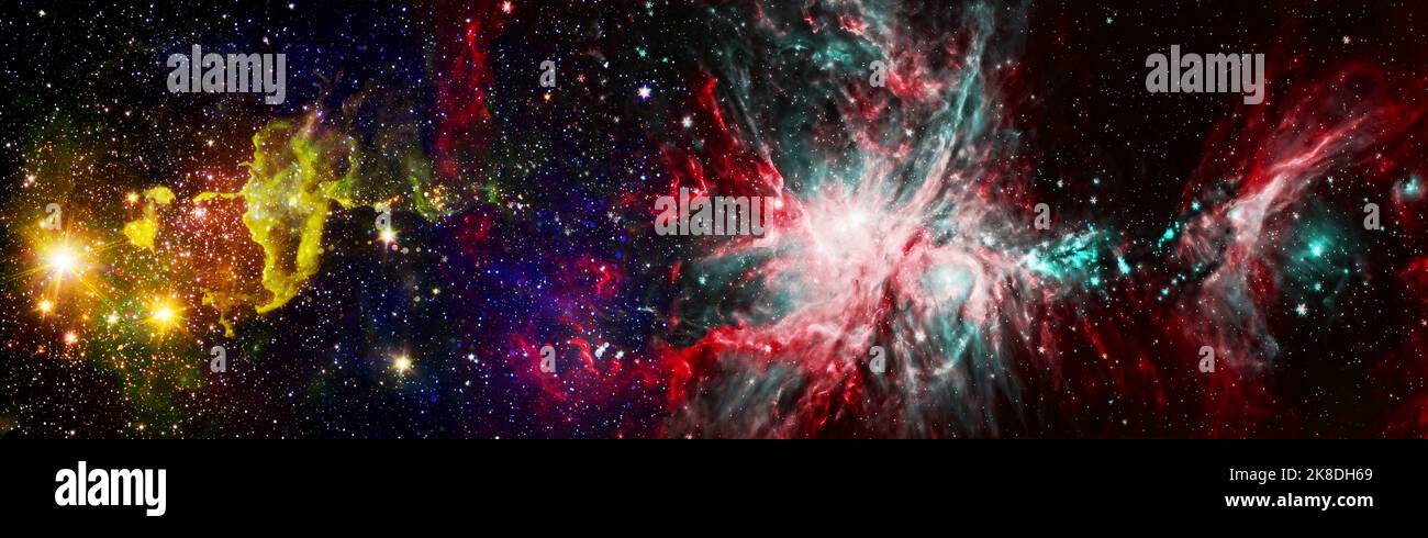 Mystical beautiful space. Unforgettable diverse space background ...