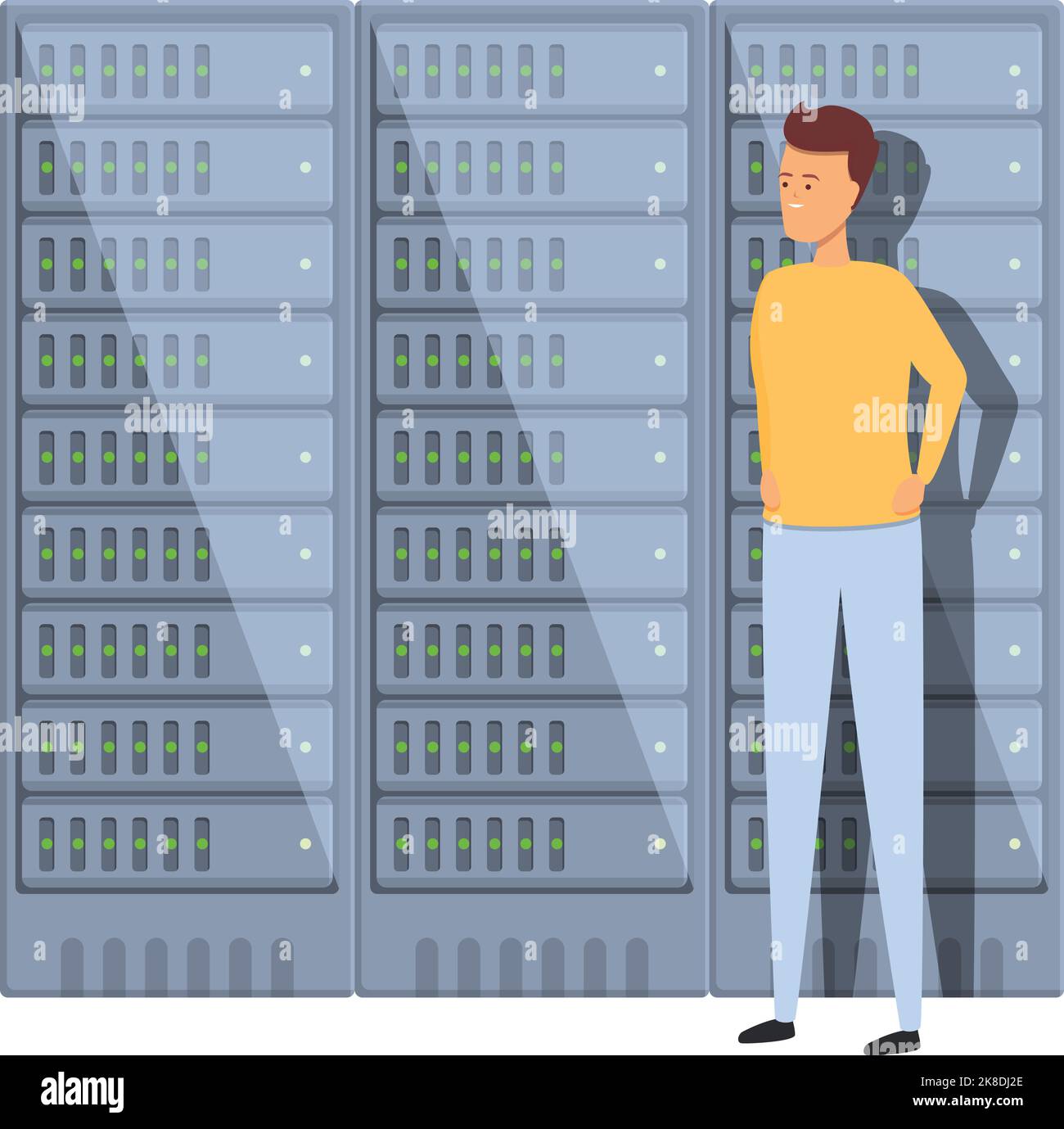 Dedicated technician Stock Vector Images - Alamy