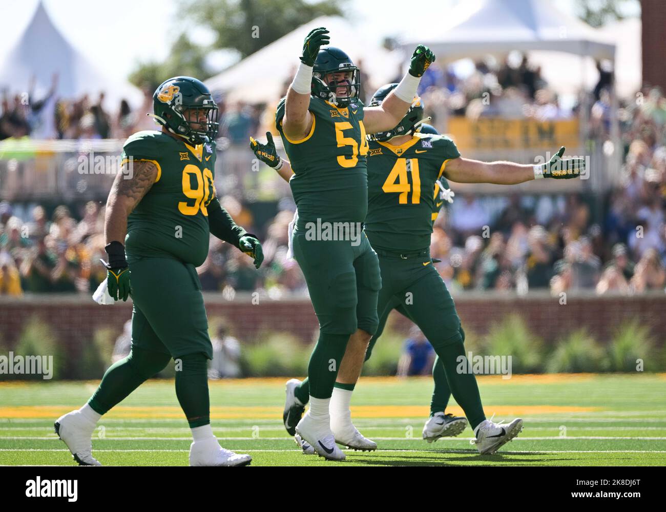 Waco, Texas, USA. 22nd Oct, 2022. Baylor Bears defensive lineman ...