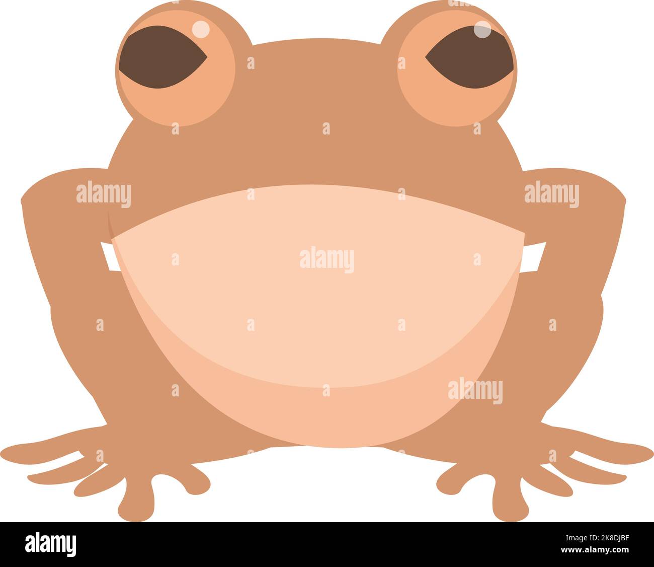 Toad frog icon cartoon vector. Cute animal. Jump baby Stock Vector ...
